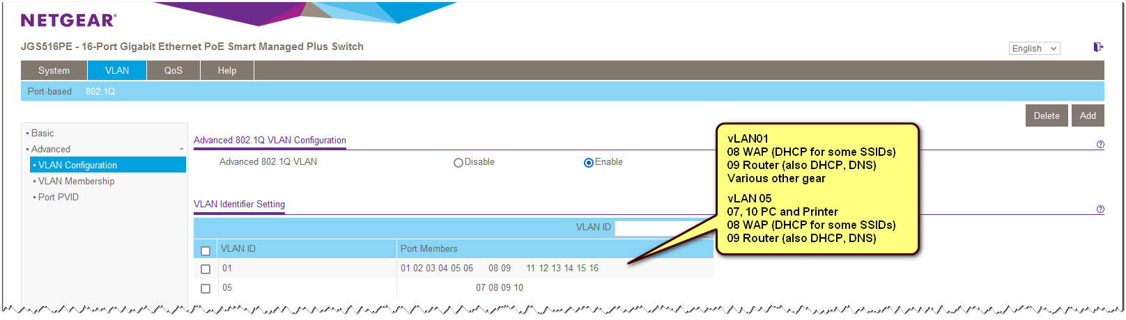 Basic Help - VLAN Config with Router DHCP-DNS | NETGEAR Communities